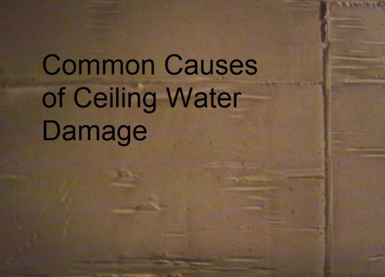 Common Causes of Ceiling Water Damage - Flood Brothers Plumbing